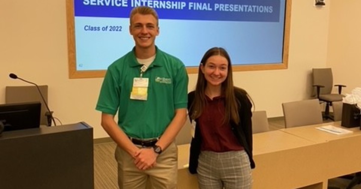 Seniors Intern at St. Elizabeth | Holy Cross District HS